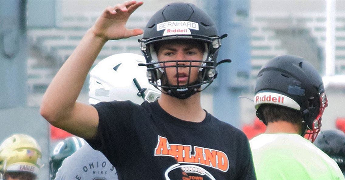 2026 Ashland QB Nathan Bernhard pleased with Ohio State camp experience ...