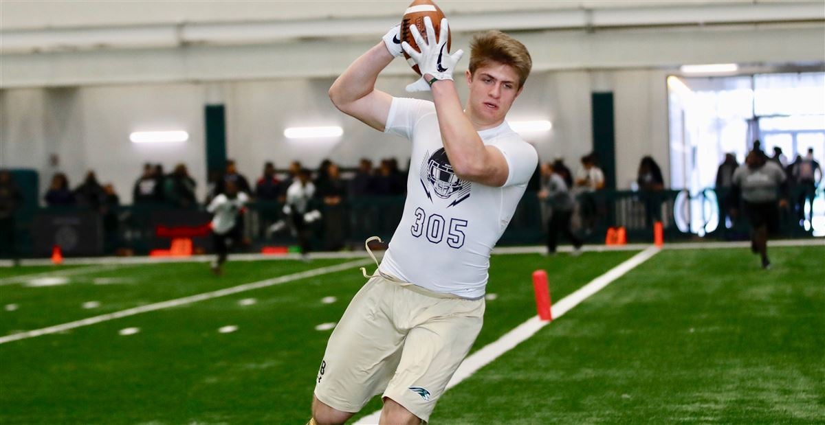 Exclusive: Notre Dame commit Kevin Bauman in action