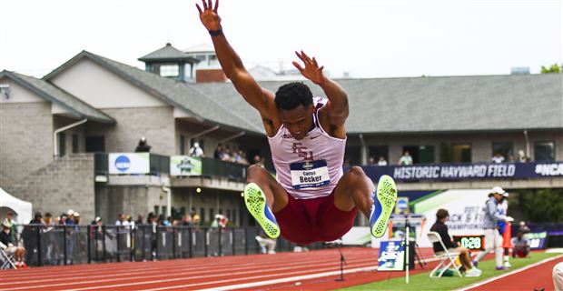 Carlos Becker has career-best in long jump, named All-American