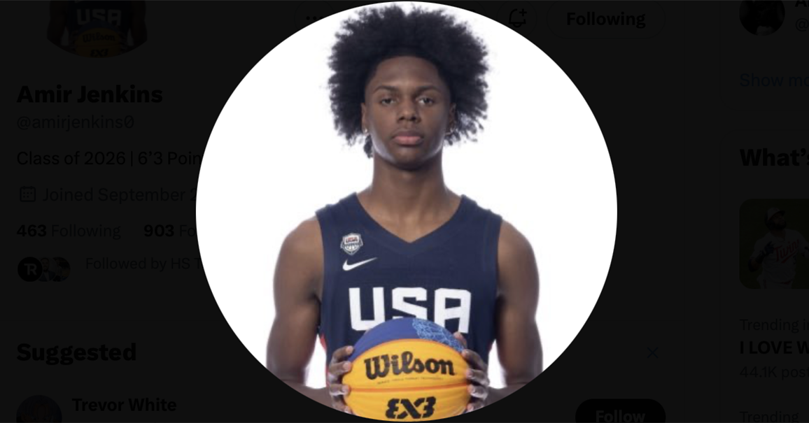 4-Star, 2026 PG, Amir Jenkins talks recruiting