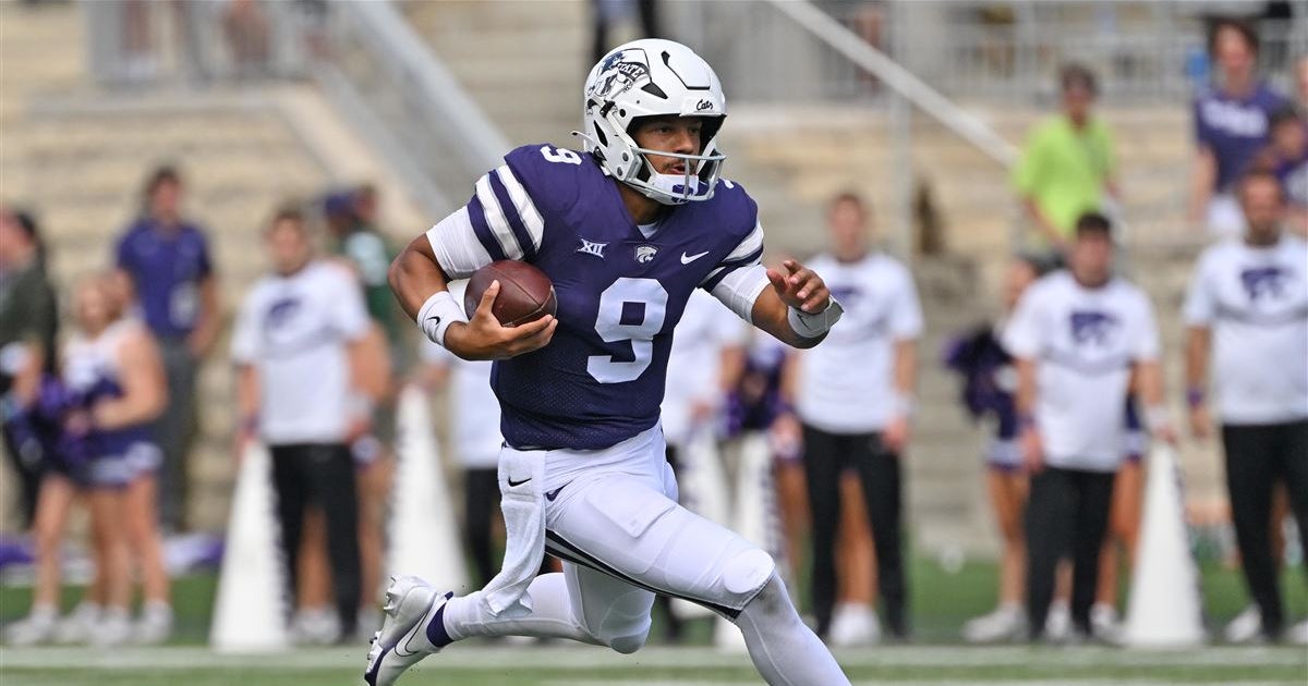 Kansas State QB Adrian Martinez has Oklahoma's attention