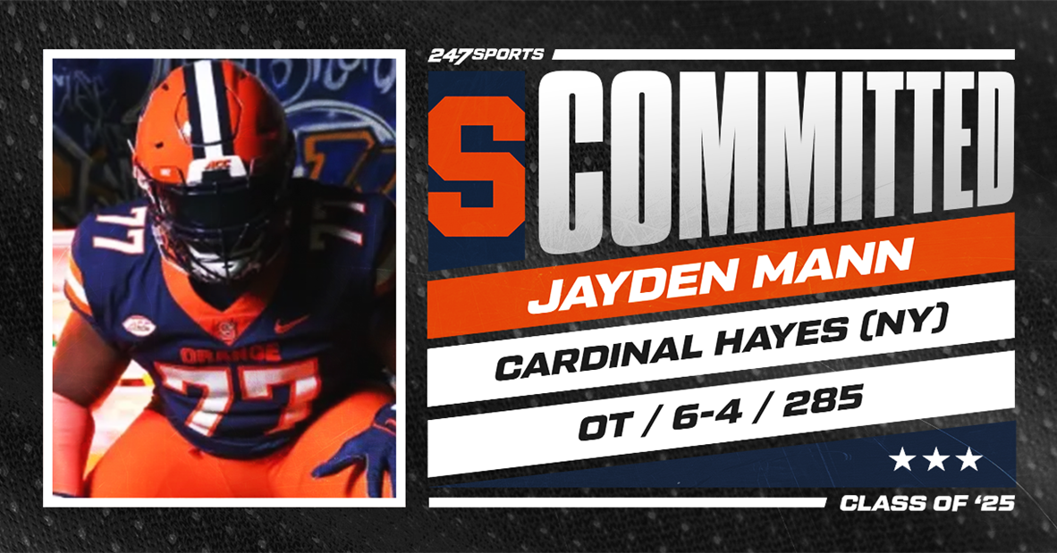 Jayden Mann commits to Syracuse football, discusses decision