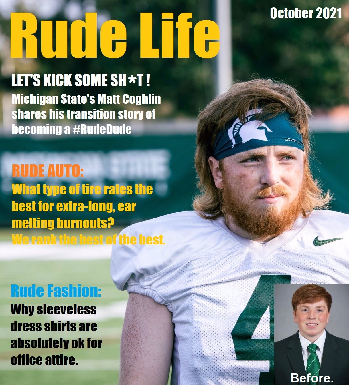 ANOTHER Spartan makes the cover of Rude Life!!