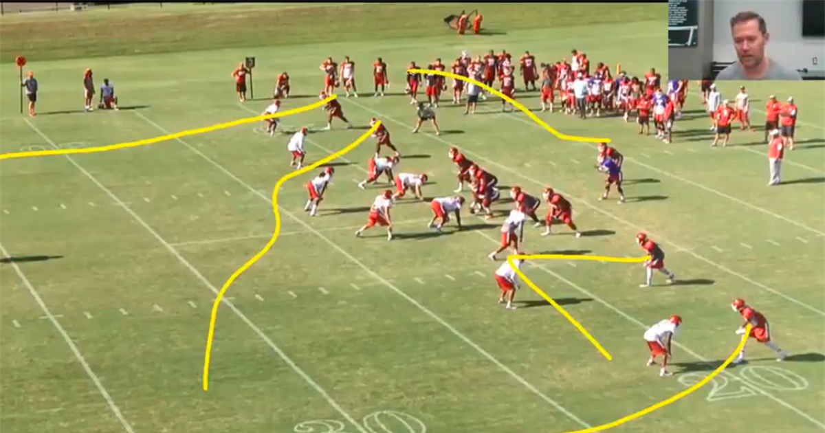 WATCH: Lincoln Riley details Y-Cross concept