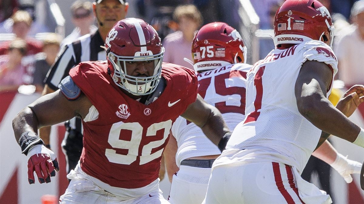 Alabama defensive lineman Justin Eboigbe selected by Chargers in the ...