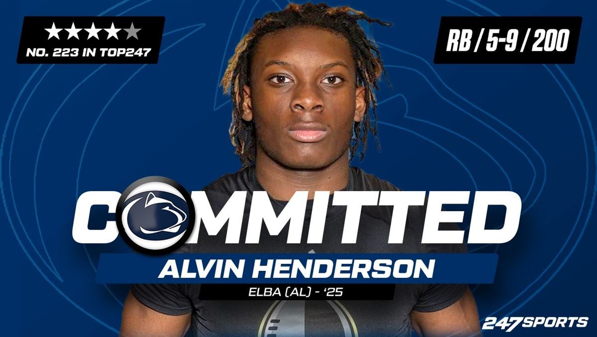Top247 running back Alvin Henderson goes in-depth on Penn State commitment
