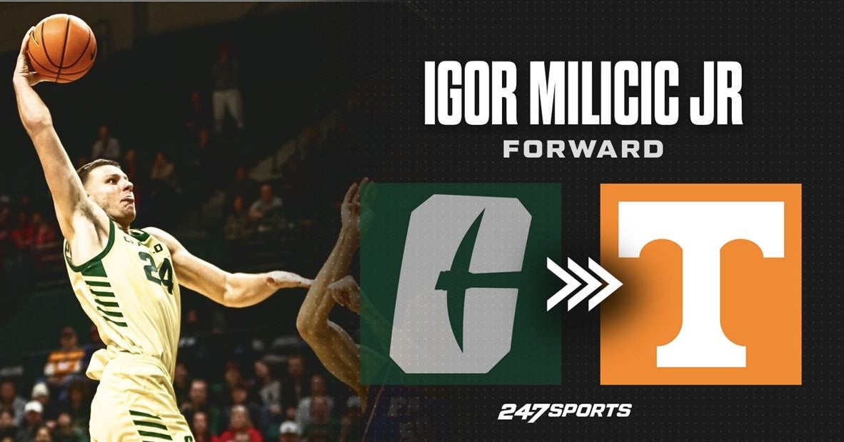 Charlotte transfer Igor Milicic Jr. commits to Tennessee basketball