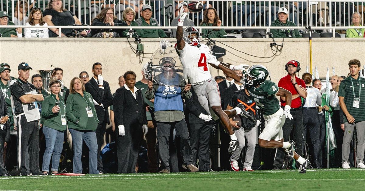 Jeremiah Smith astonishes in Big Ten debut, records multiple highlight ...