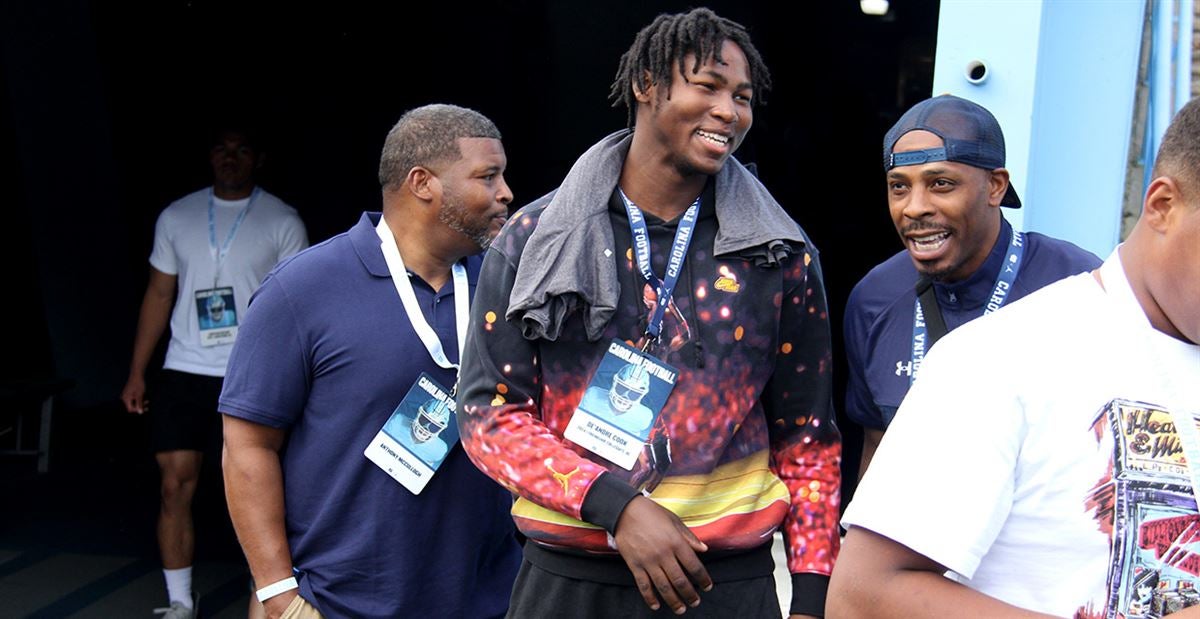 Impromptu Visit Solidifies UNC's Position with D.C. DL De'Andre Cook