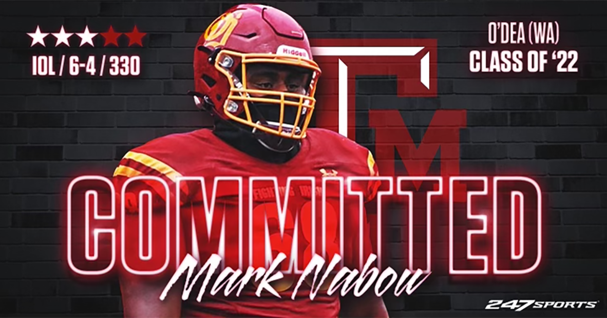 Washington OL Mark Nabou commits to Texas A&M, explains why