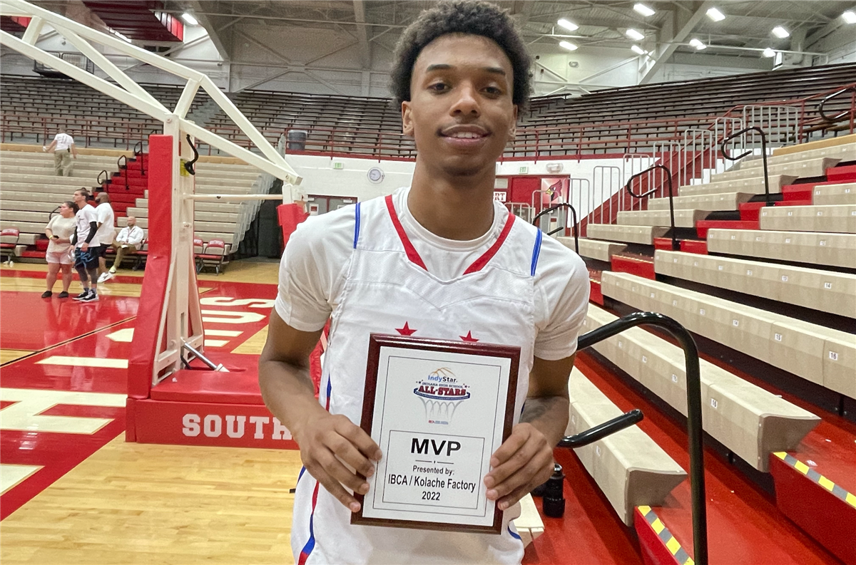 Indiana signee CJ Gunn named MVP in leading the Indiana All-Stars to a ...