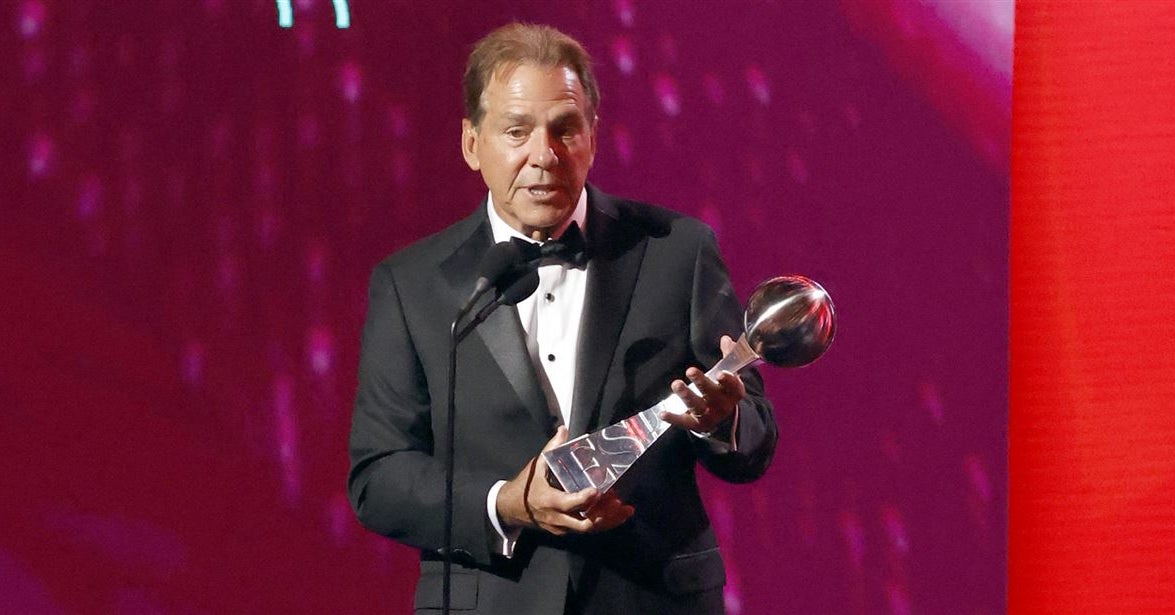Nick Saban delivers passionate acceptance speech for Icon Award at ESPYs