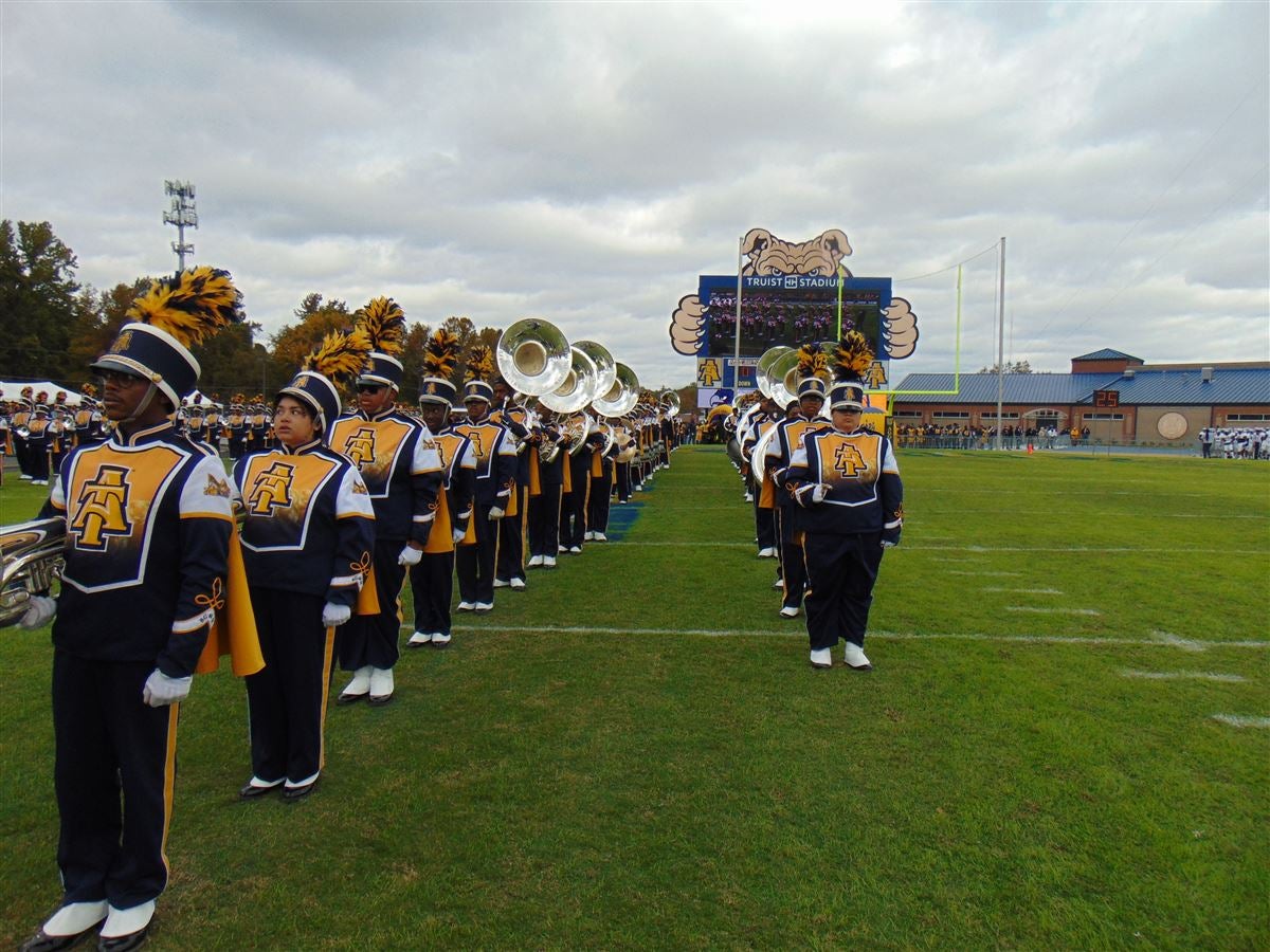 Watch the horns blow. N.C. A&T's Blue and Gold Marching Machine ...