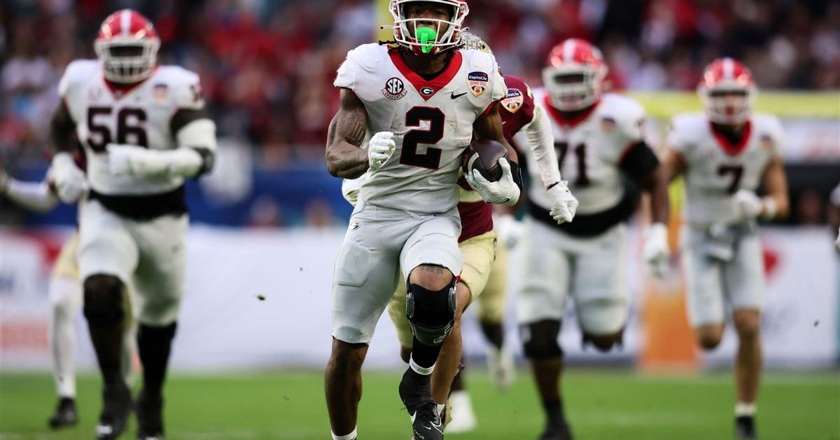Georgia running back Kendall Milton declares for 2024 NFL Draft