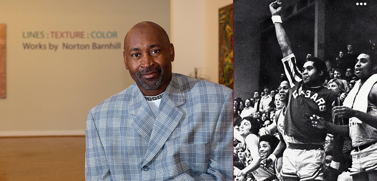 Hardwood to canvas: Norton Barnhill and two paths through WSU