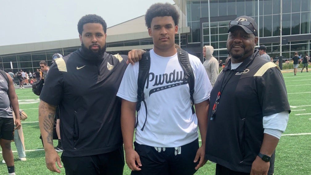 Purdue coaching staff impresses recently offered DL Drayden Pavey at ...
