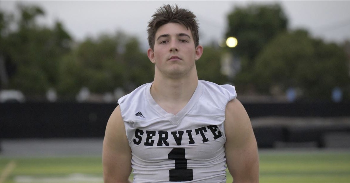 Coveted tight end Luke Sorensen has three trips remaining