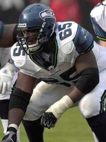 Christopher Spencer Seahawks Seahawks 50 Seasons Chris Spencer