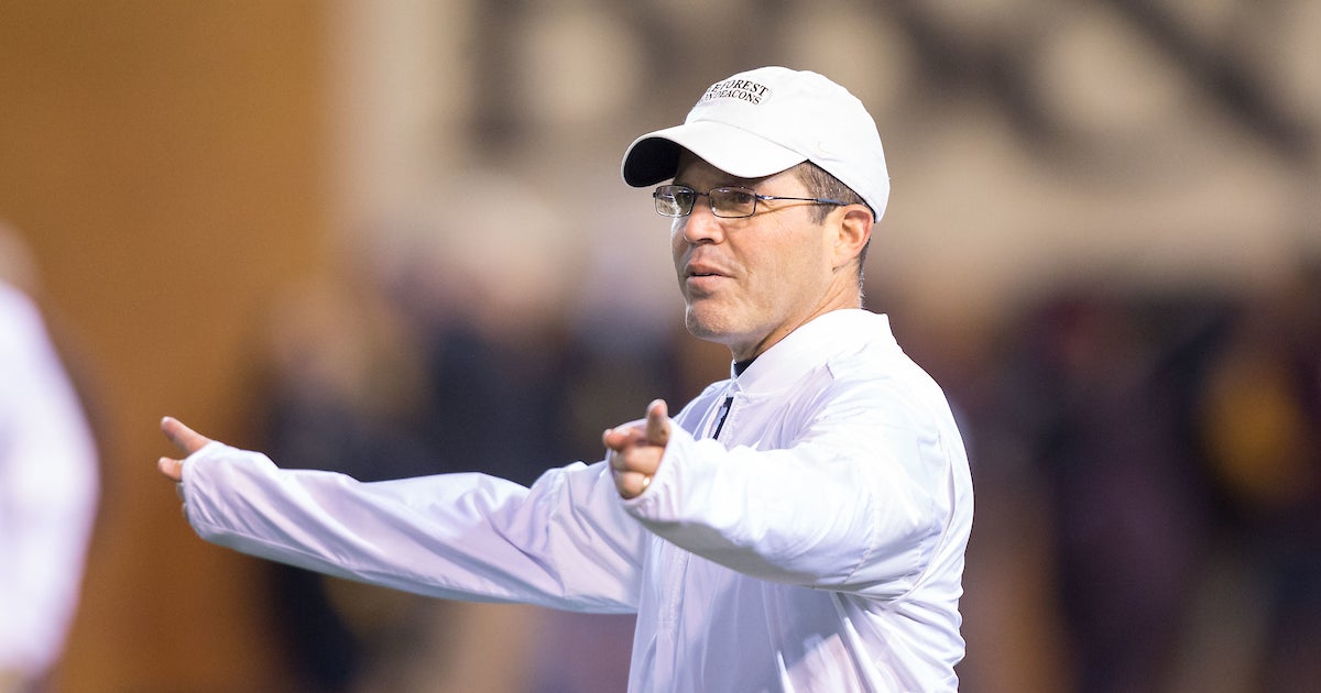 Wake Forest offensive coordinator Warren Ruggiero looks at 2021 class ...