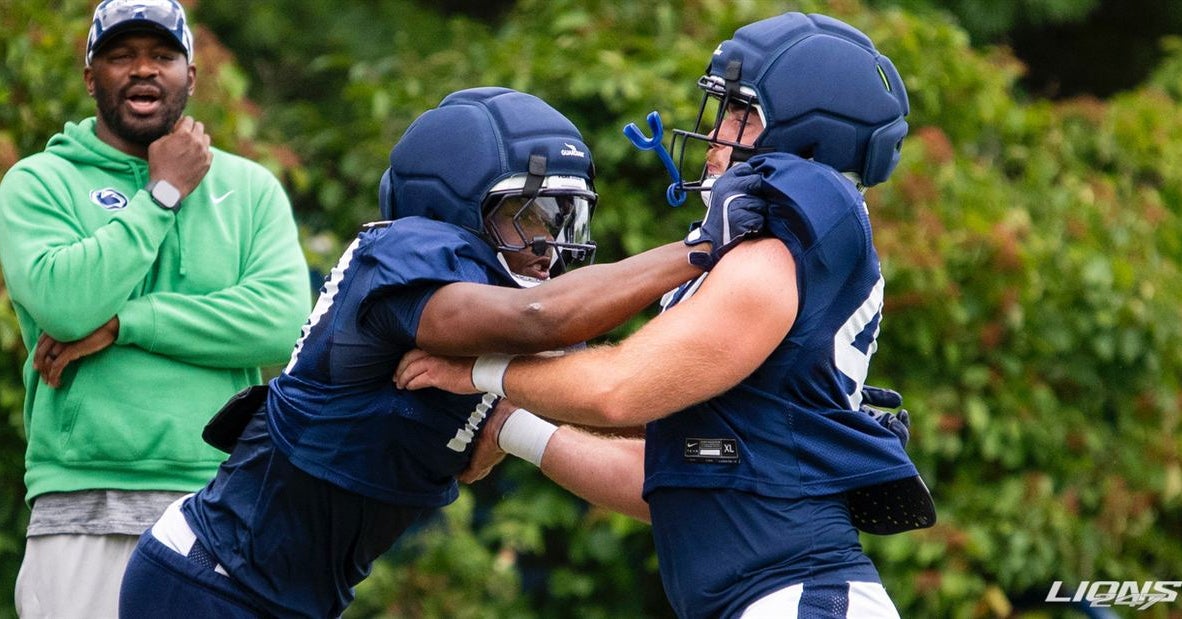 Penn State D-line coach gives progress report on standout freshman Chaz ...