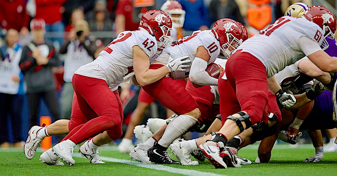 Washington State offensive line finally scores on PFF grades