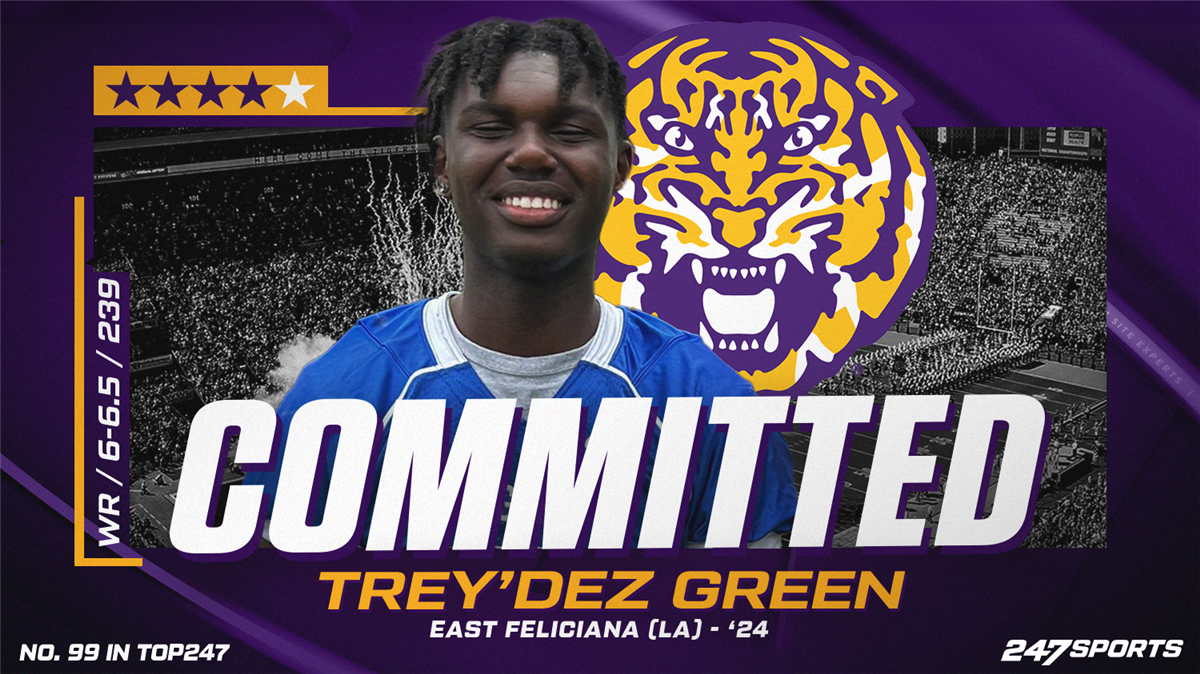 LSU lands a commitment from Top247 TE Trey’Dez Green