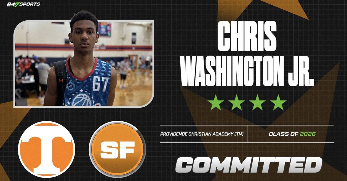 Four-star forward Chris Washington Jr. commits to Tennessee basketball ...