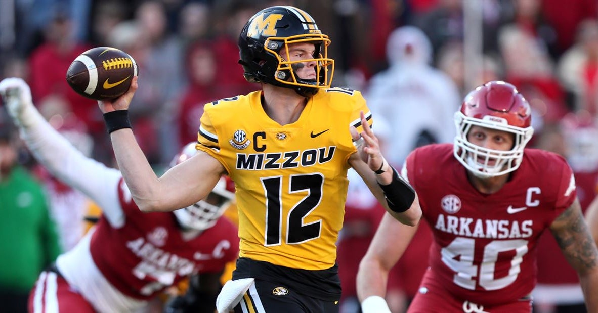 Missouri, QB Brady Cook 'excited' for road test against Texas A&M in 2024
