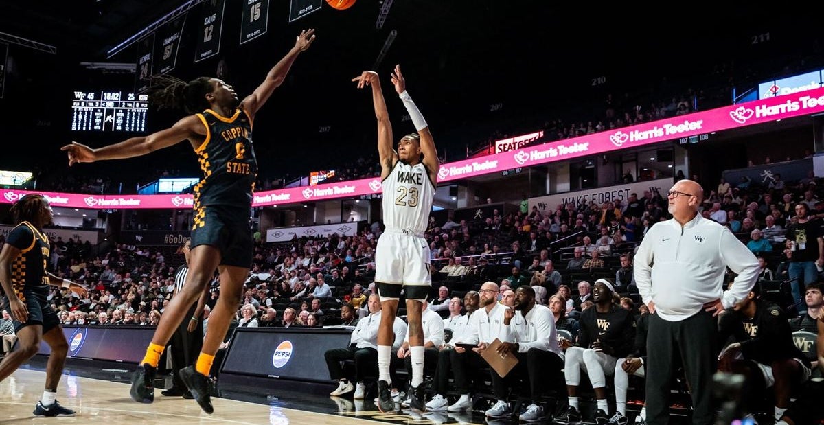 Wake Forest Basketball coach Steve Forbes post-Coppin State press ...