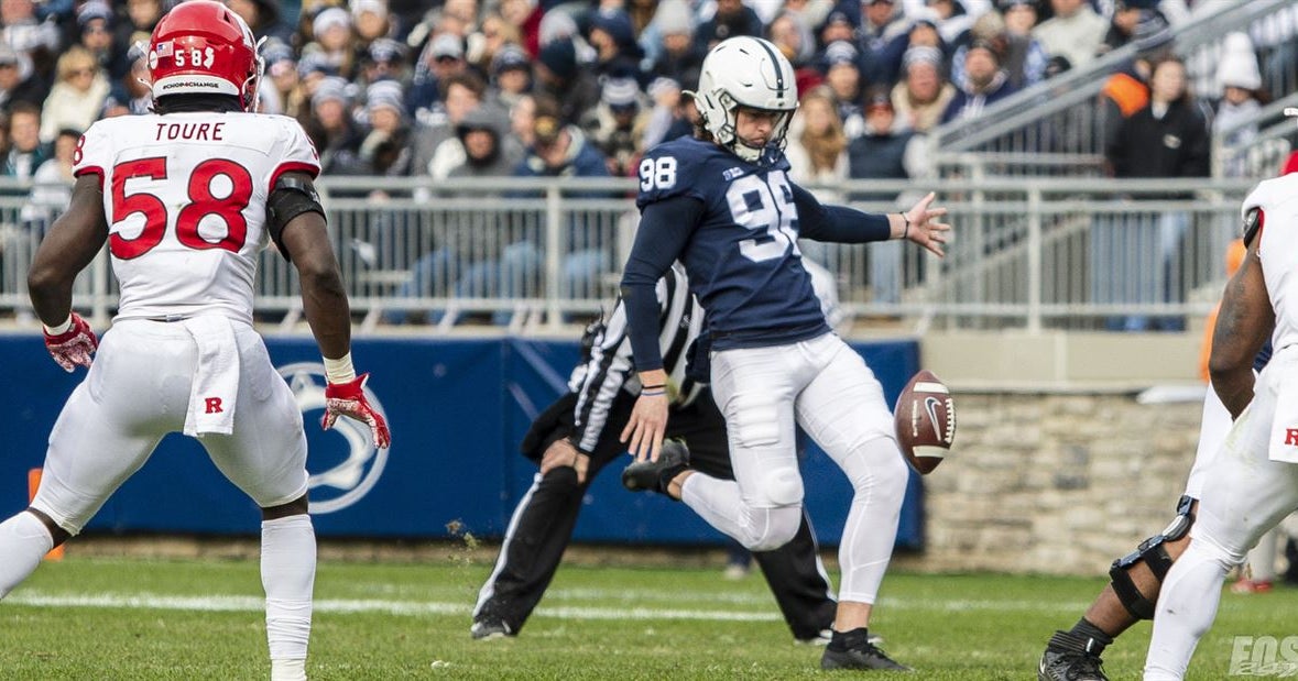 Penn State specialist Jordan Stout becomes four-time Big Ten Player of ...