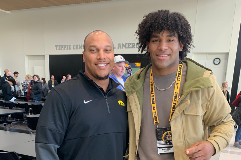 2023 defensive lineman Martin Owusu talks Iowa junior day visit