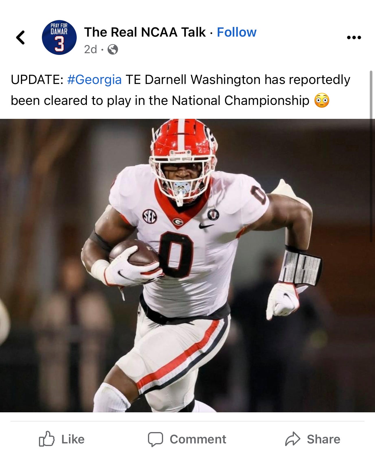 Darnell cleared to play??