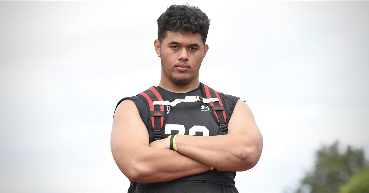 Top247 OL Preston Taumua talks Nebraska commitment