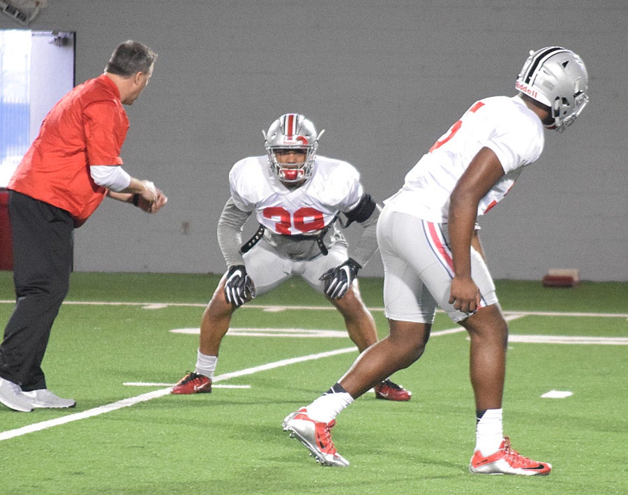 Photo Gallery: Ohio State's first full pads spring practice