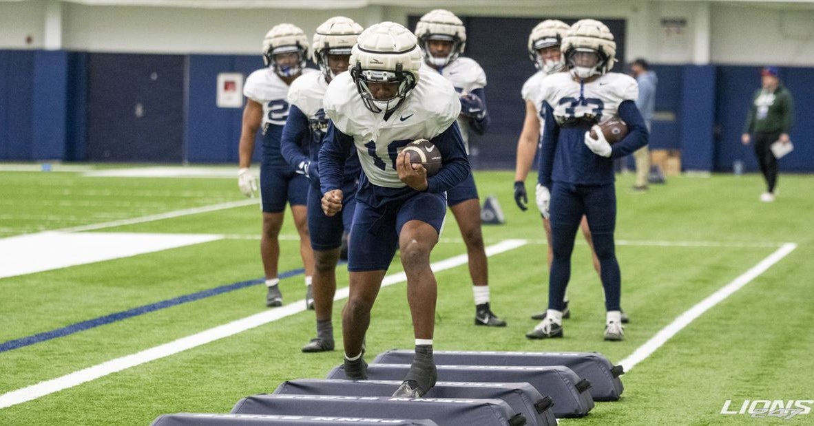 Penn State Practice Notebook: RB Nick Singleton works through drills ...
