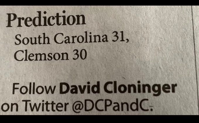 David Cloninger is Nostradamus