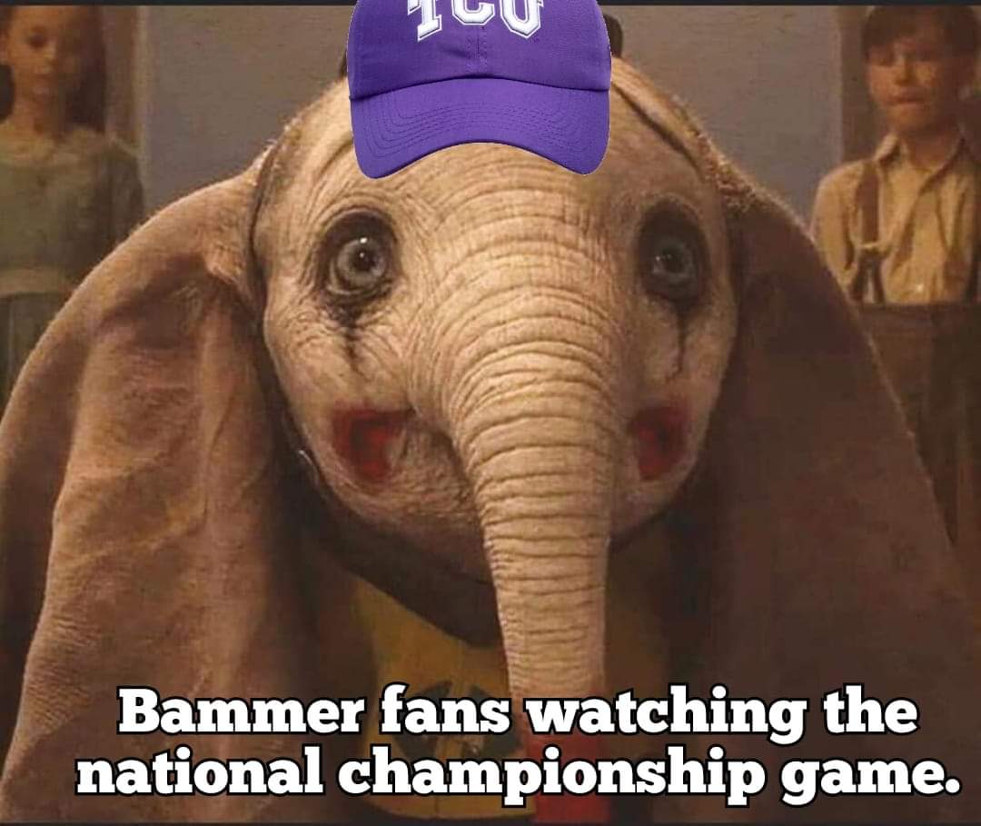 Bama fans watching the natty