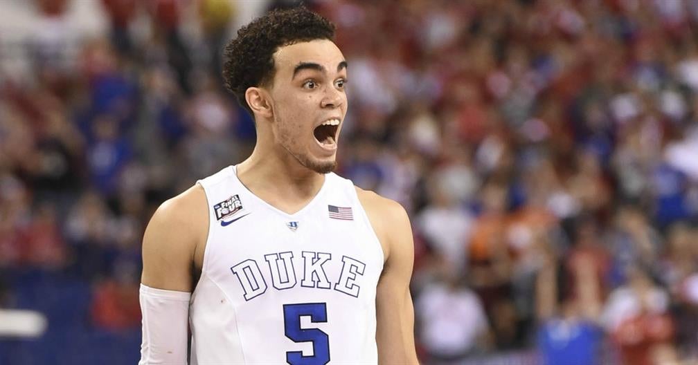 Tyus Jones reacts to brother Tre being drafted