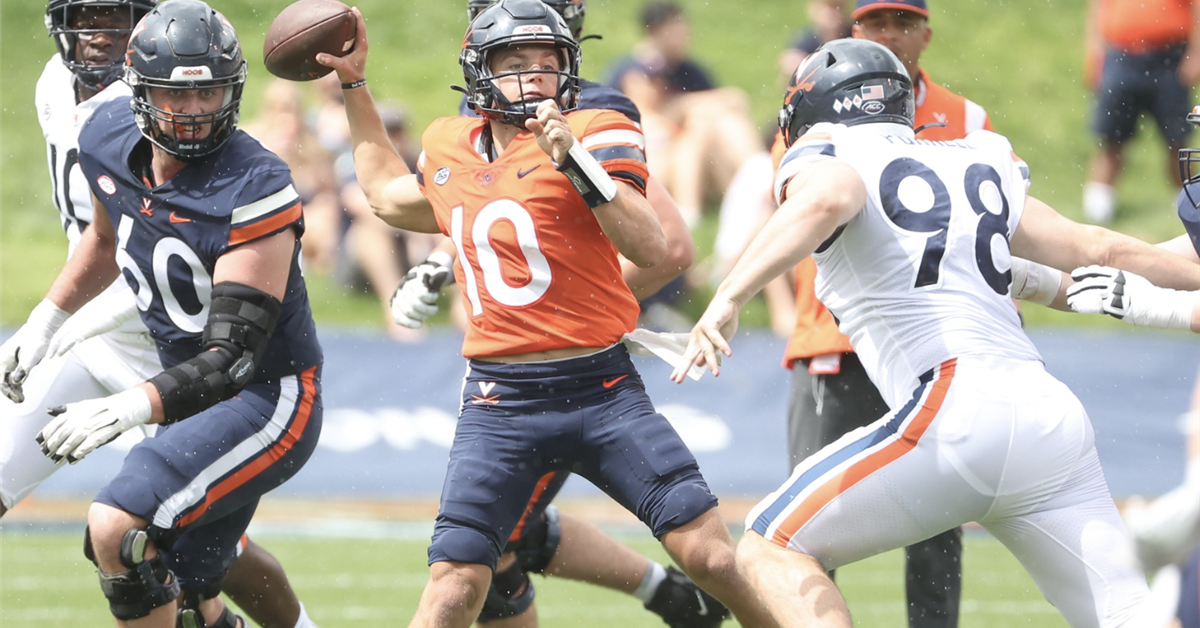 Notebook: Freshman Virginia QB Anthony Colandrea 'pushing' Tony Muskett