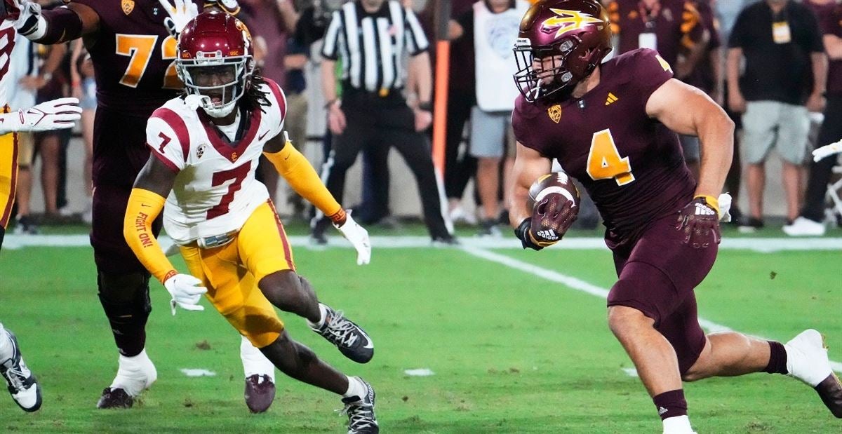 RECAP: ASU upset alert crashes late in 42-28 loss to No. 5 USC