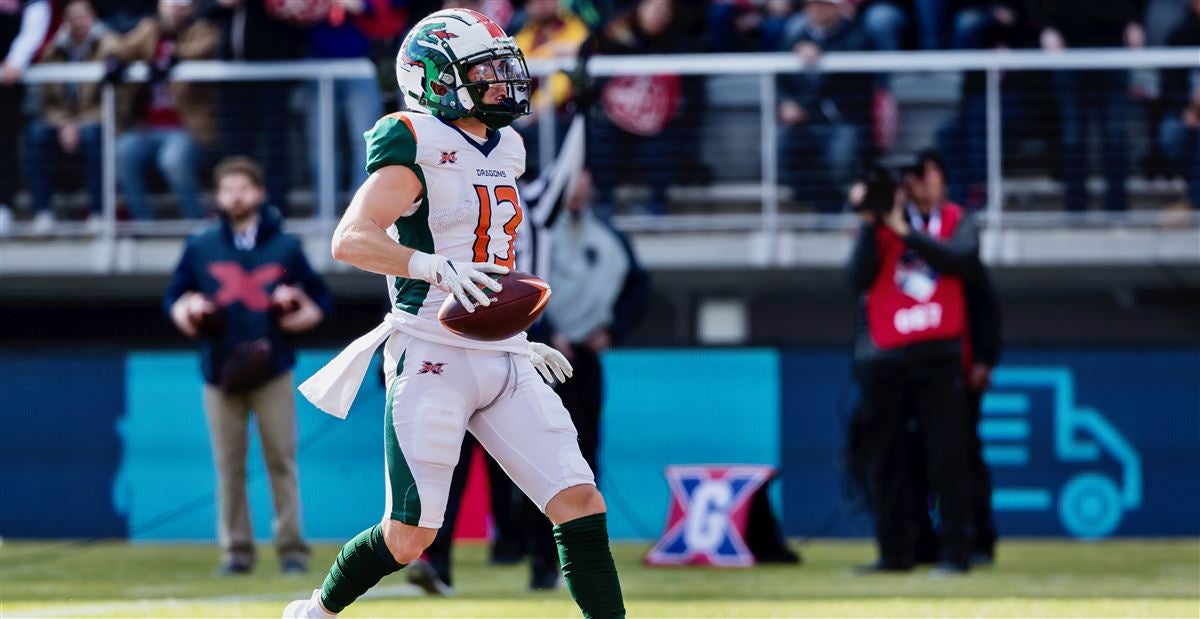 Watch: UNC's Austin Proehl Scores Two Touchdowns in XFL Debut