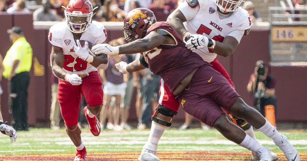 Texas football: Longhorns fill major need via transfer portal by adding ex-Minnesota DL Trill Carter