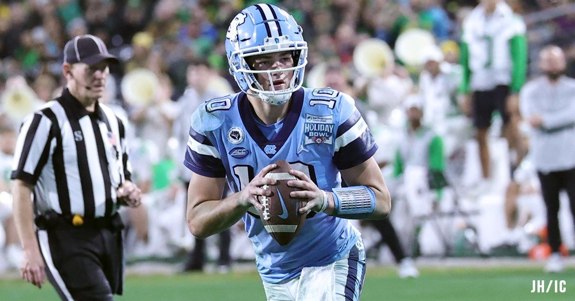 UNC's Drake Maye Named to Maxwell Award Watch List