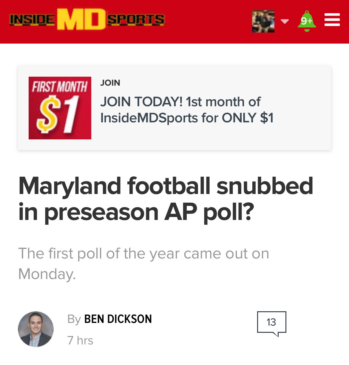 Bump when you read something absurd on Bucknuts or RCMB