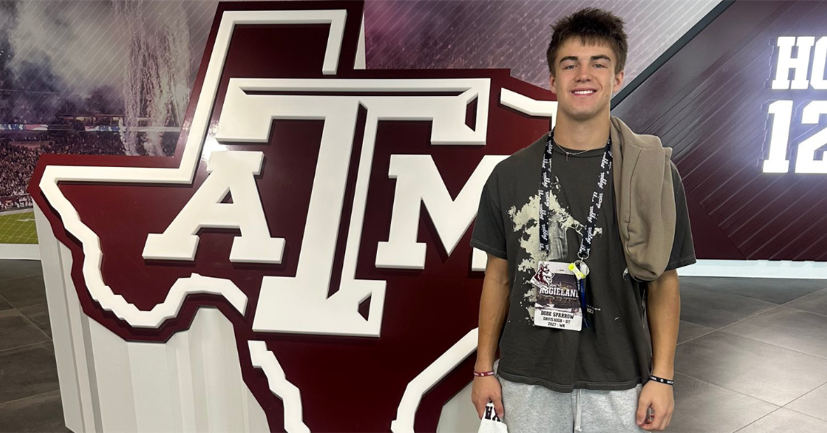 Texas A&M makes a strong impression on Bode Sparrow, the No. 5 ATH in ...