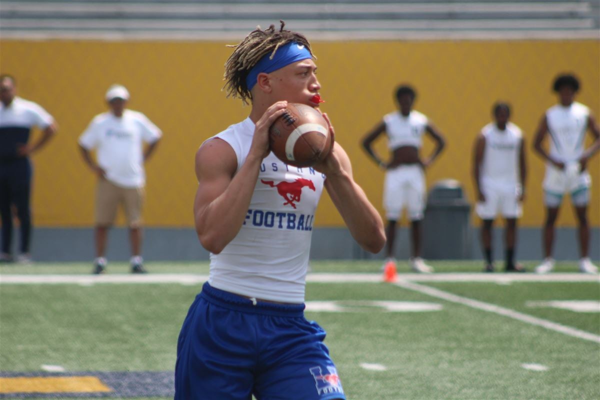 WATCH: Four-star, Top247 athlete Rodney Gallagher at WVU 7on7