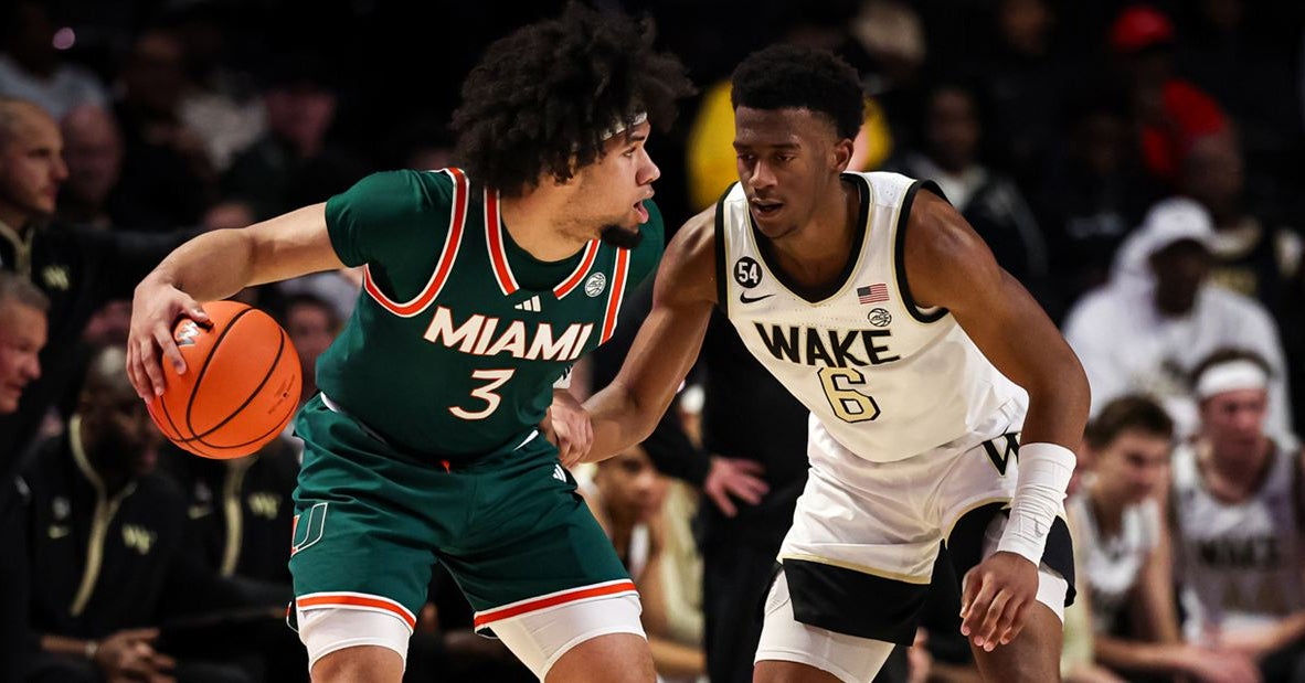 Tre Donaldson sparks key run late to help send Miami past Wake Forest 81-77