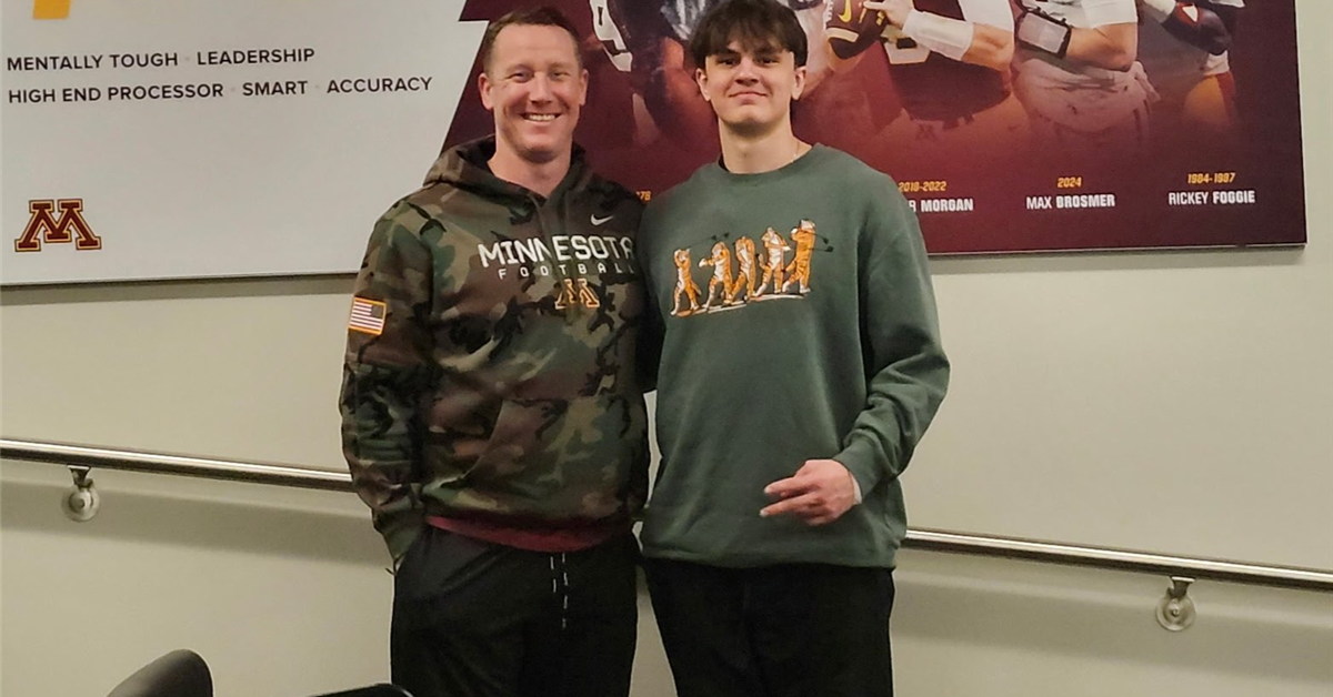 2026 Minnesota quarterback commit Owen Lansu enjoys another trip to the ...