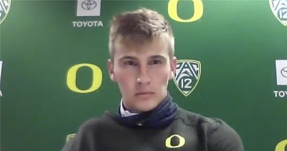 Watch: Oregon QB Tyler Shough talks 312 yard, 4 TD game vs Wazzu