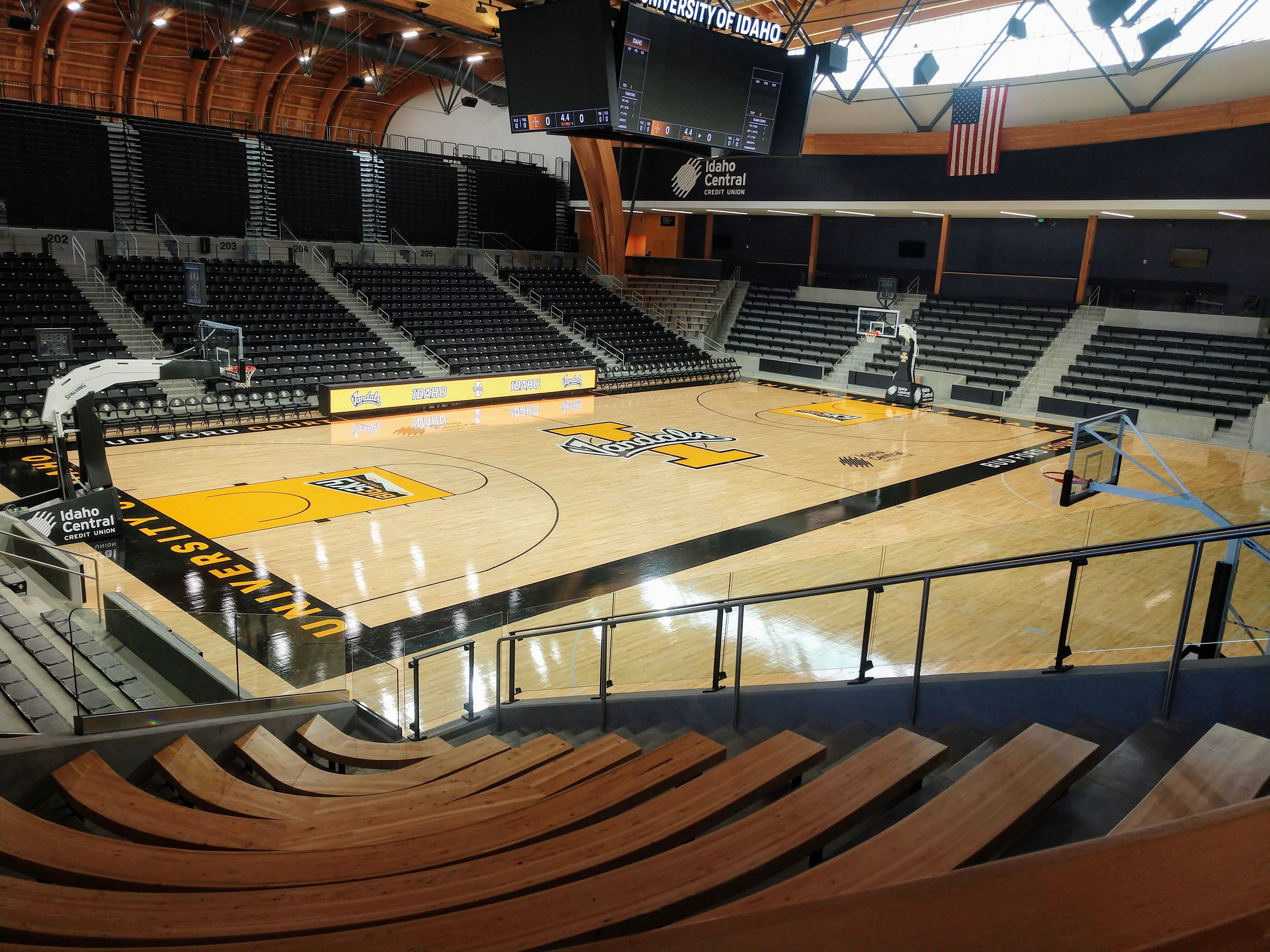 MSU visits Idaho. Packed house to watch top teams battle.